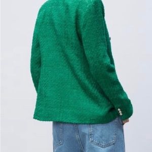 Zara | Jackets & Coats | Zara Textured Blazer | Poshmark